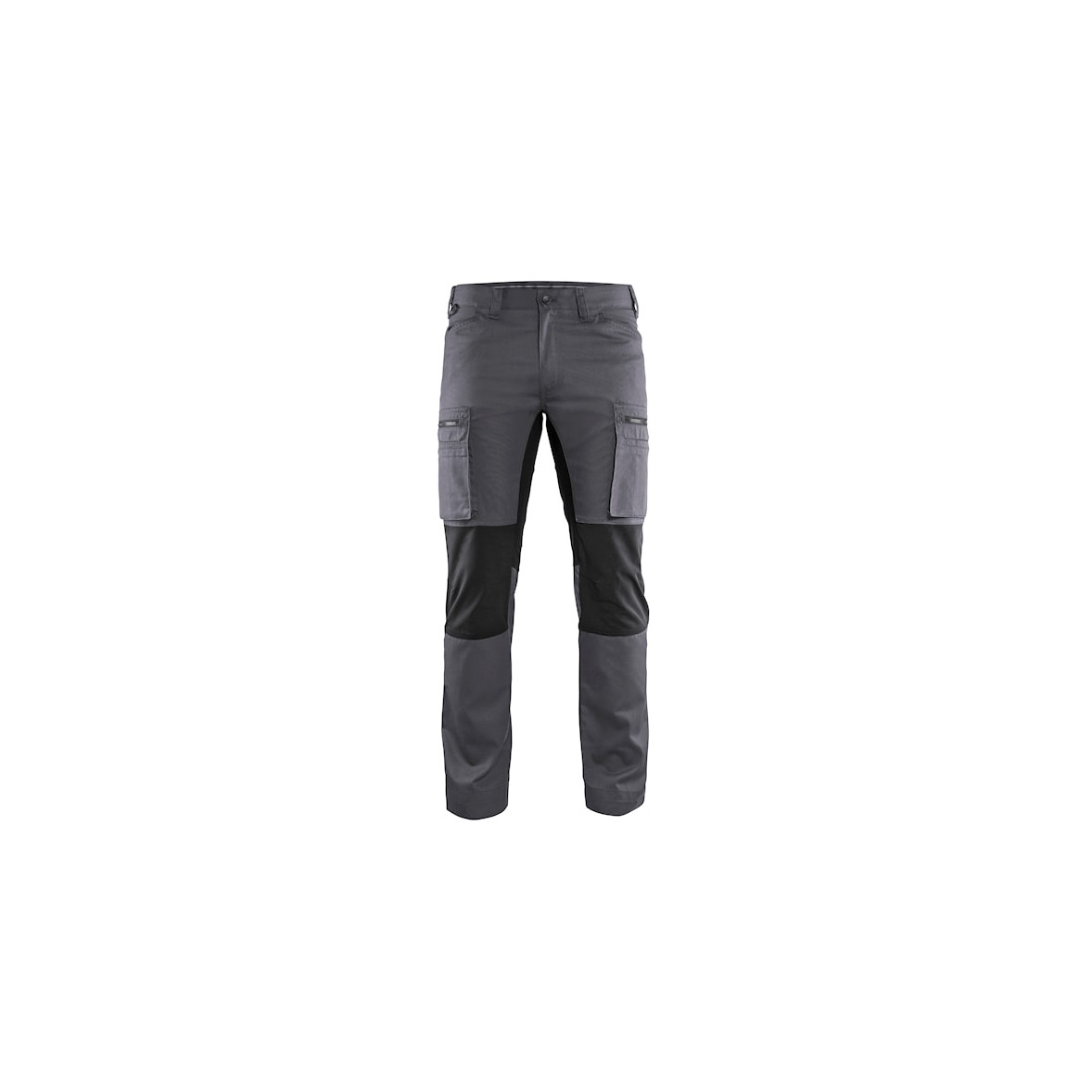 Medium Gray/Black stretch maintenance pants - Blaklader