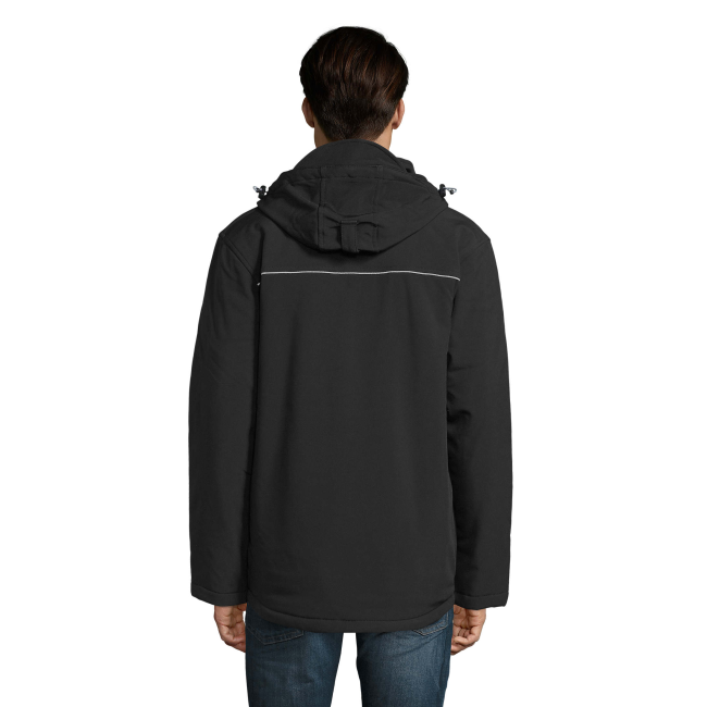 Parka softshell hombre rock negro de la marca Sol's