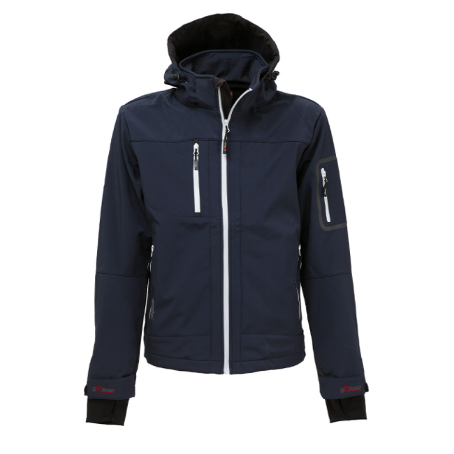 Giacca Softshell da lavoro Metropolis Blu - U-Power