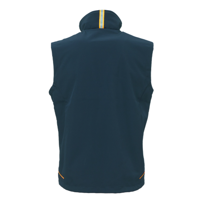 Chaleco Softshell Pro UNIVERSE Azul de microfibra - U Power