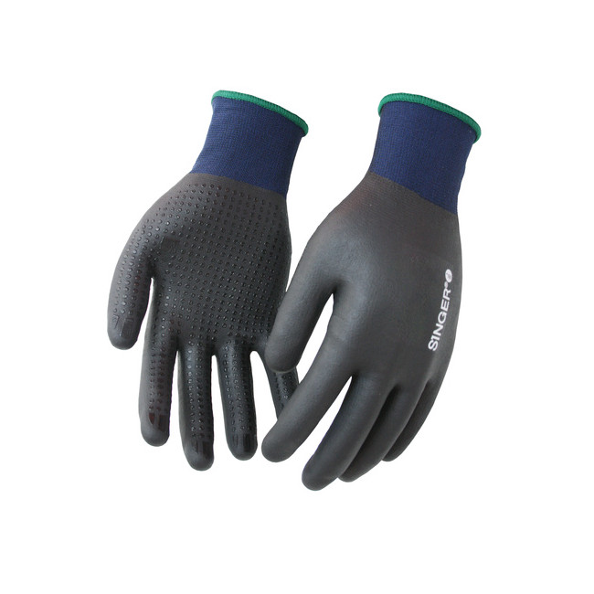 Fully coated foam nitrile dotted glove - Singer Safety