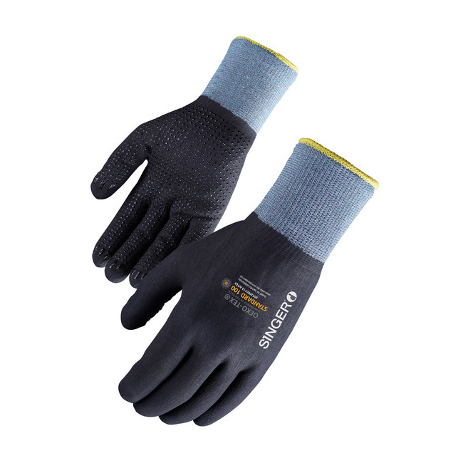 Nitrile foam coated dotted gloves - Singer Safety