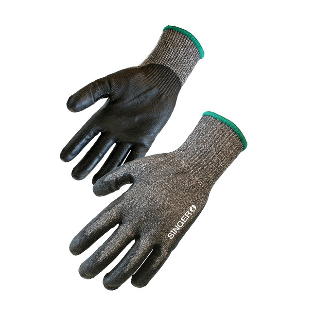 Level F cut-resistant gloves with PU coating - Singer Safety