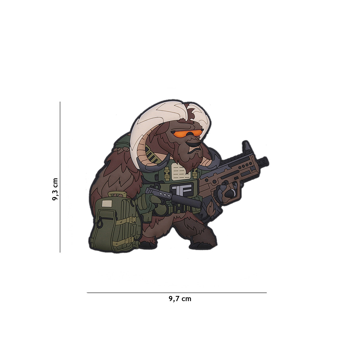 Patch 3D PVC Contractor Ox Nr. 1 - Task Force 2215