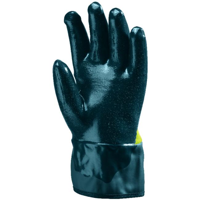 Gants paume Kevlar, dble enduct nitrile bleu - COVERGUARD
