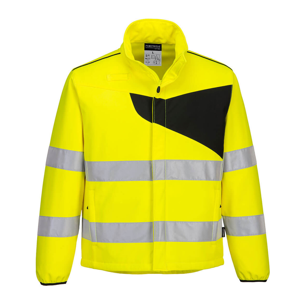 Softshell de Alta Visibilidad PW2 (2C) amarillo - Portwest