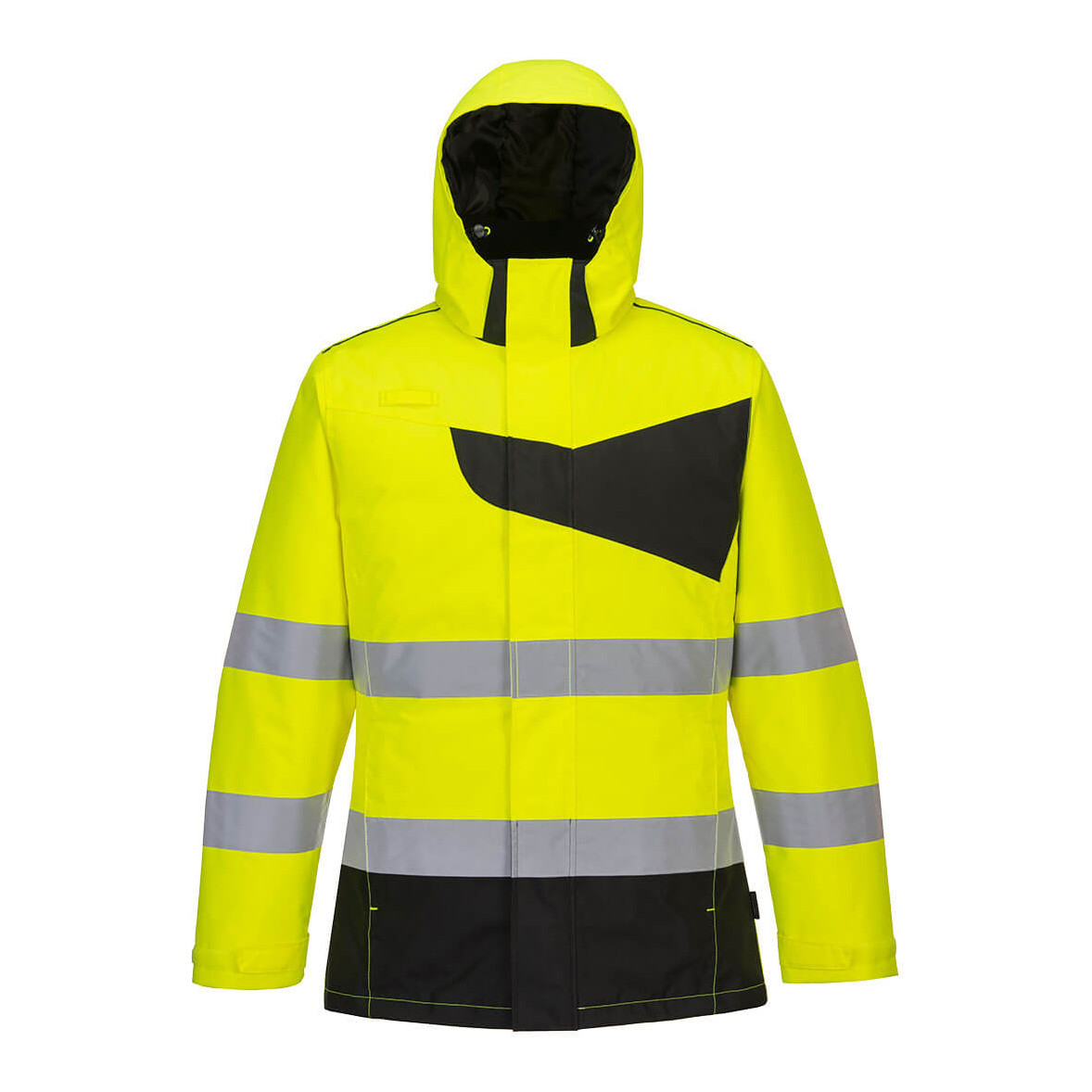 High Visibility Winter Parka PW2 Yellow - Portwest