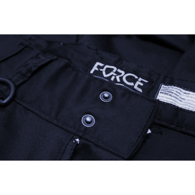 women's navy blue matte Delta intervention pants with elastane