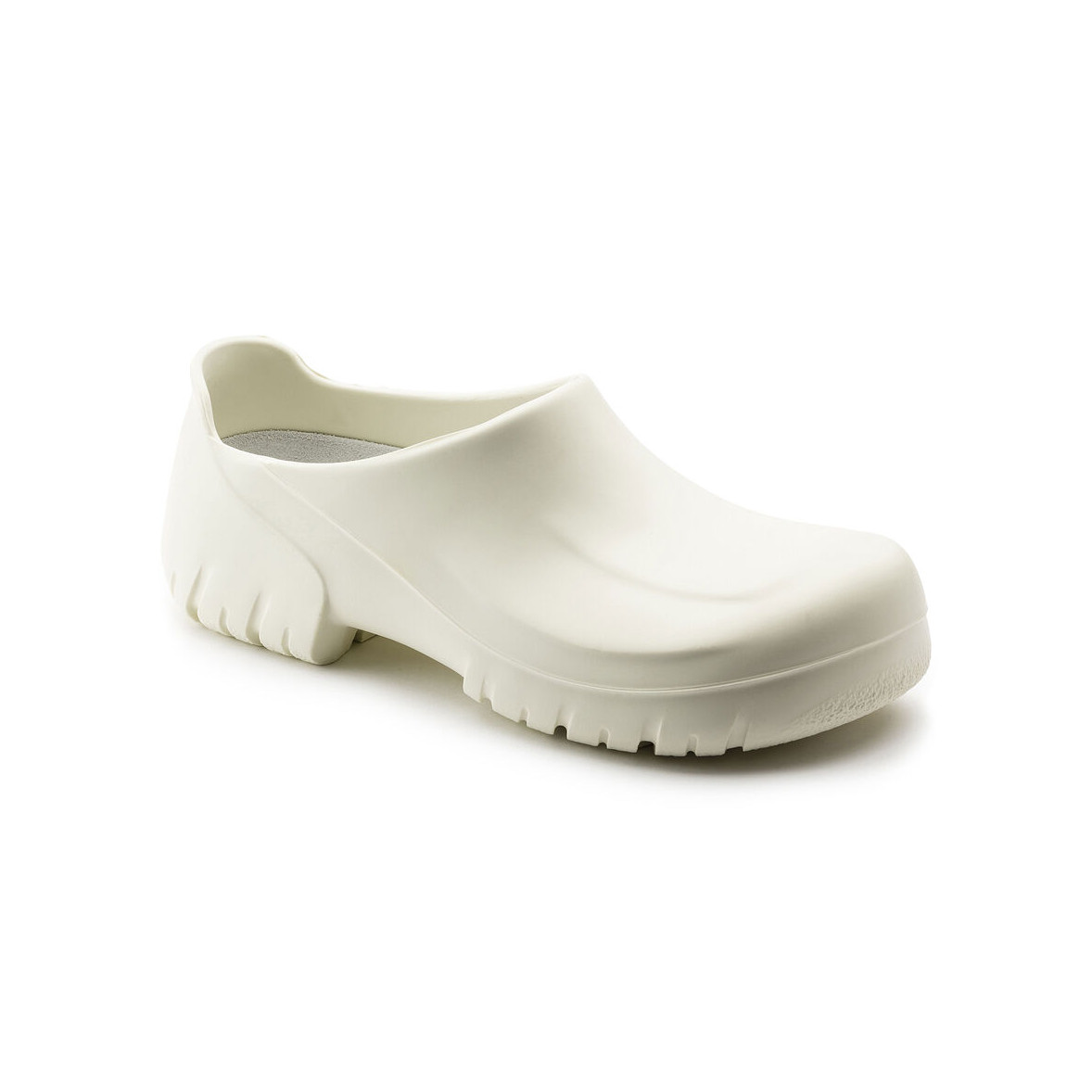A 640 PU White Clogs with Steel Toe Cap - Birkenstock