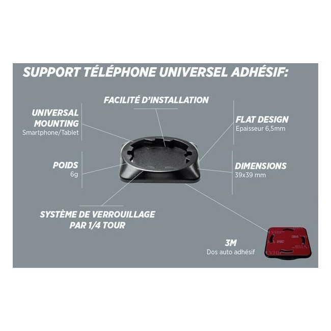 Support universel pour vélo Bike Kit - Crosscall