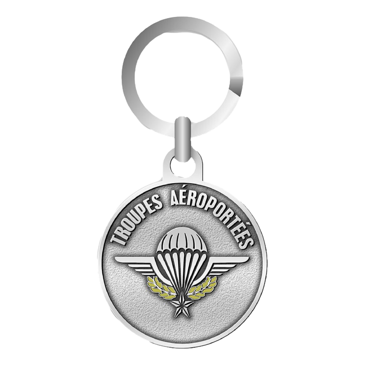 Airborne Troops Keyring - Grey - Summit Outdoor Lifestyle