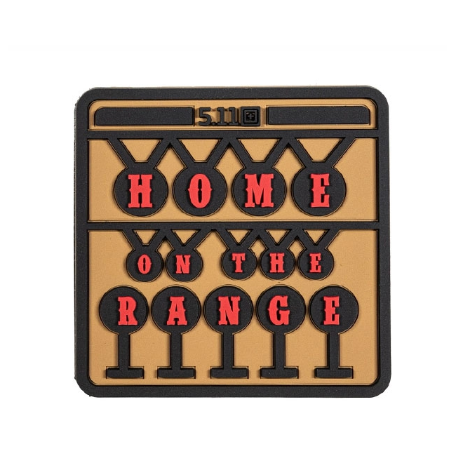 Limited Edition PVC Patch Home on the Range - 5.11 Tactical