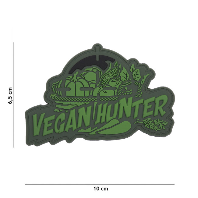 3D PVC Vegan Hunter green Patch - 101 Inc - vetsecurite.com