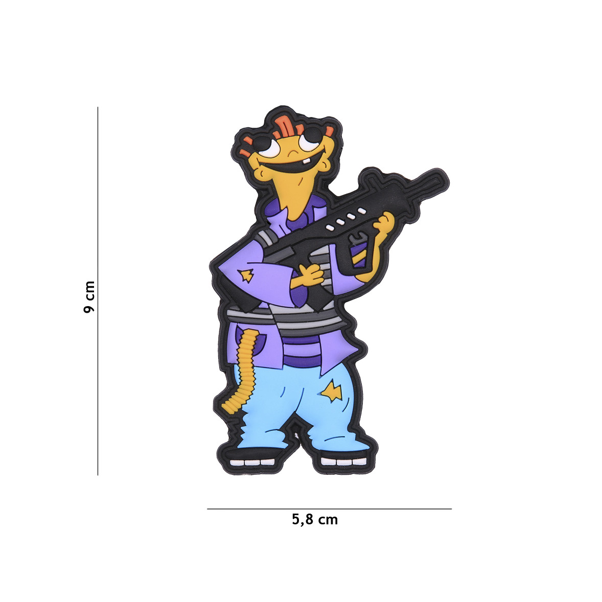 3D PVC Patch Mr. Empty Head - 101 Inc - vetsecurite.com