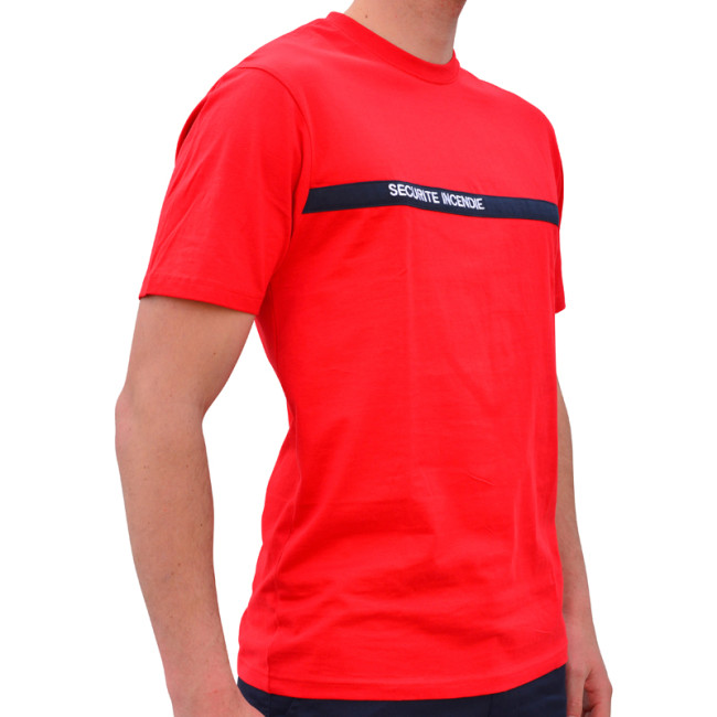 T-shirt STOL Vermelha Segurança Contra Incêndios - Force Series