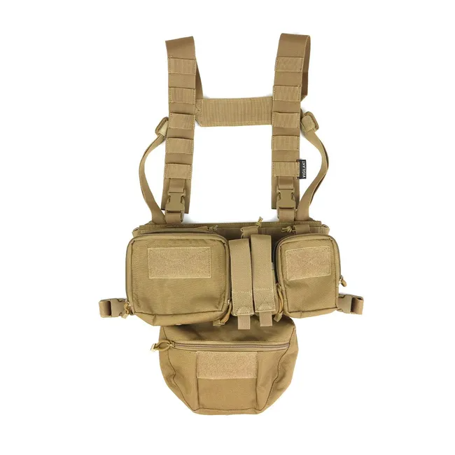 Compact coyote Chest rig - Vigilant - vetsecurite.com
