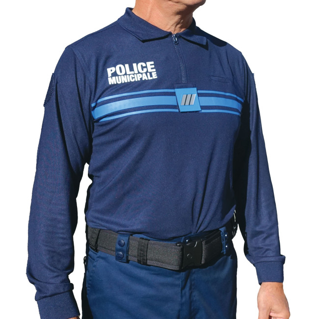 Polo de Policía Municipal de manga larga Cooldry - Patrol