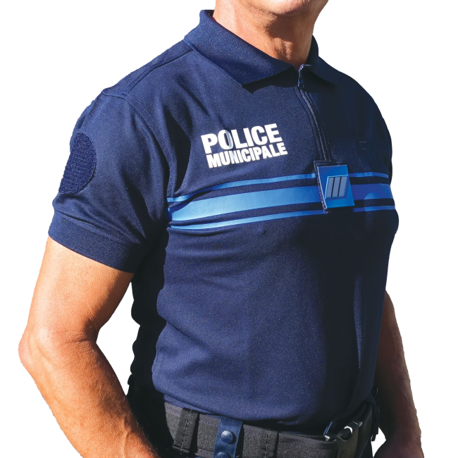 Polo Police Municipale manches courtes Cooldry - Patrol