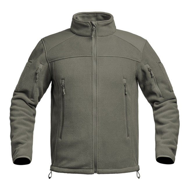 Olive Green Fighter Fleece Jacket - A10 Equipment