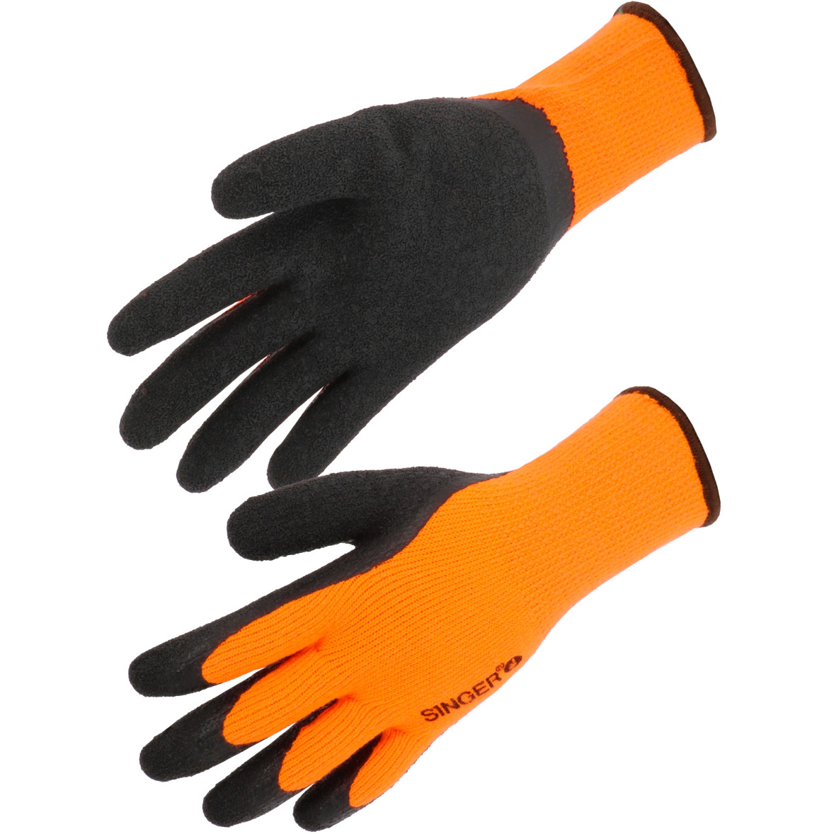 Pack of 10 pairs of acrylic latex crepe gloves - Singer Safety