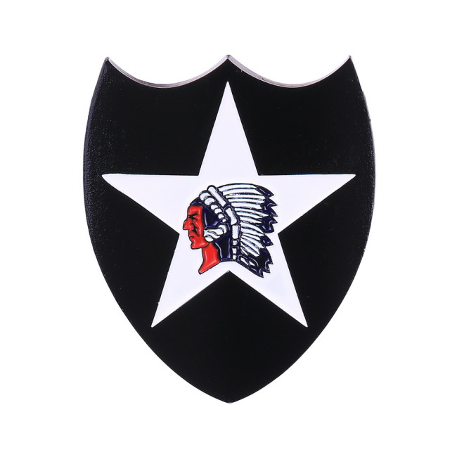 LOGO EN MÉTAL 2E DIVISION D'INFANTERIE - Fostex Garments