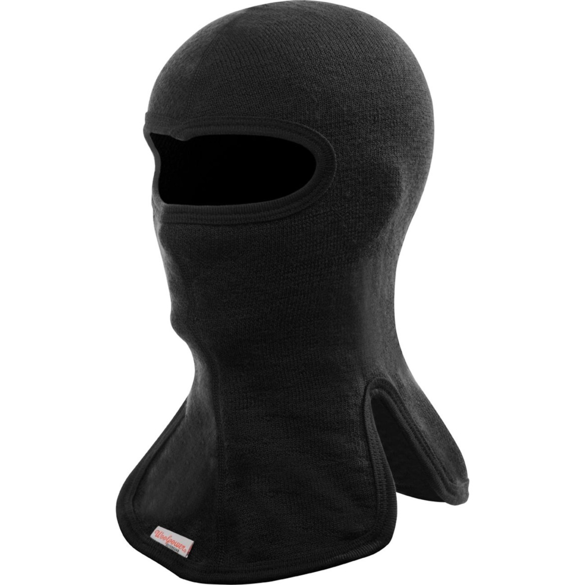 Balaclava 400 Black - Woolpower - Vetsecurite.com