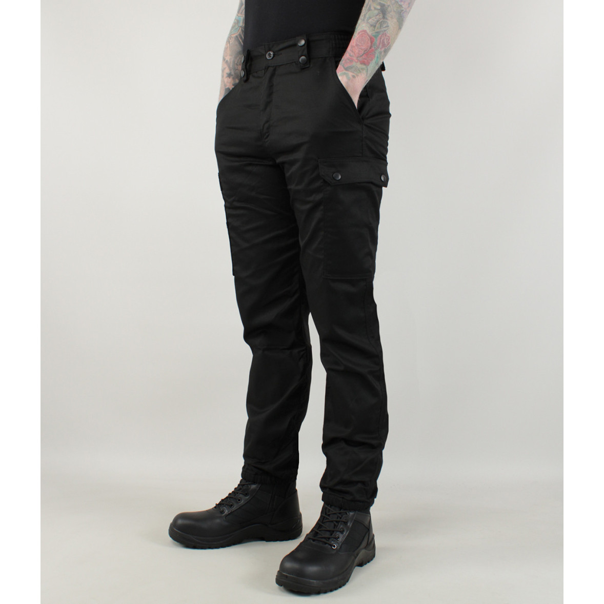 SIERRA Black Security Pants with Elastane - Force Series