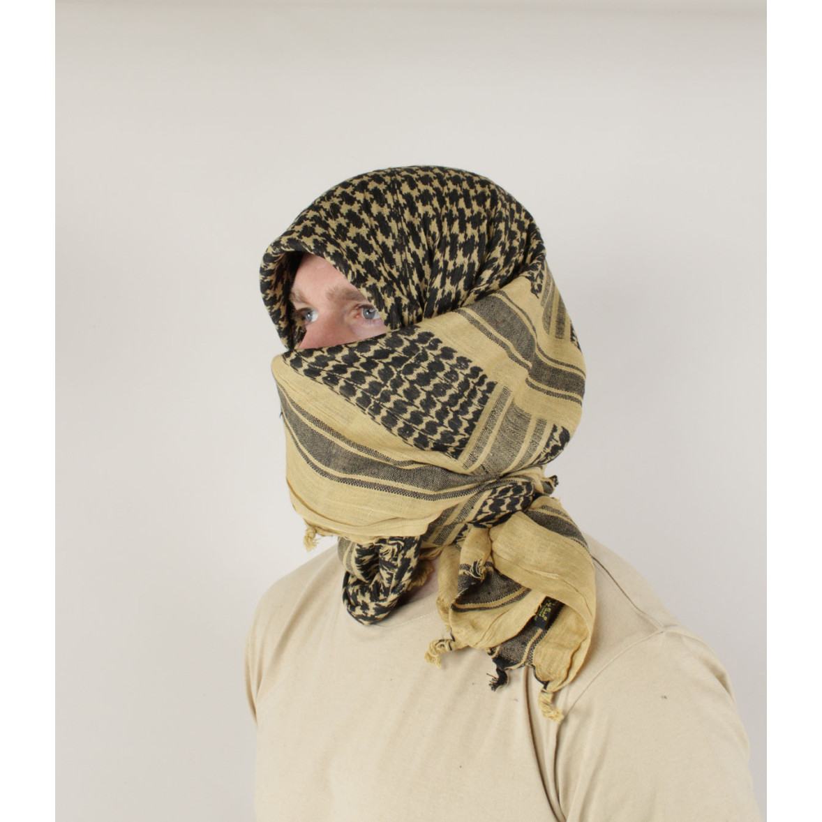 Cheche Shemagh 100% cotone per Opex colore deserto ARES