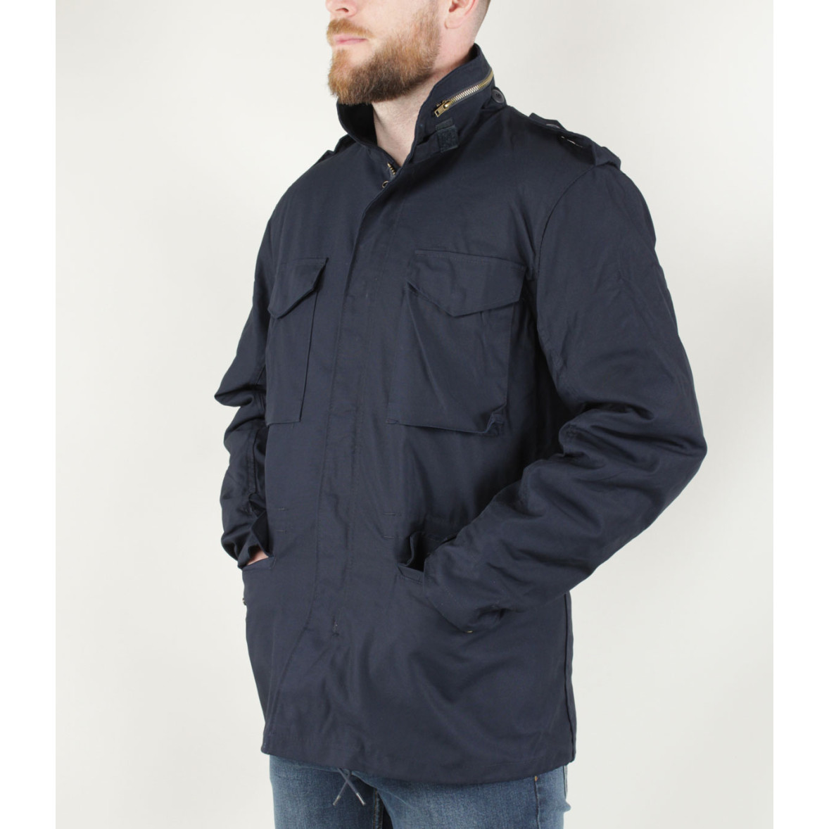 Giacca Militare M65 Classic Blu Marina - Brandit