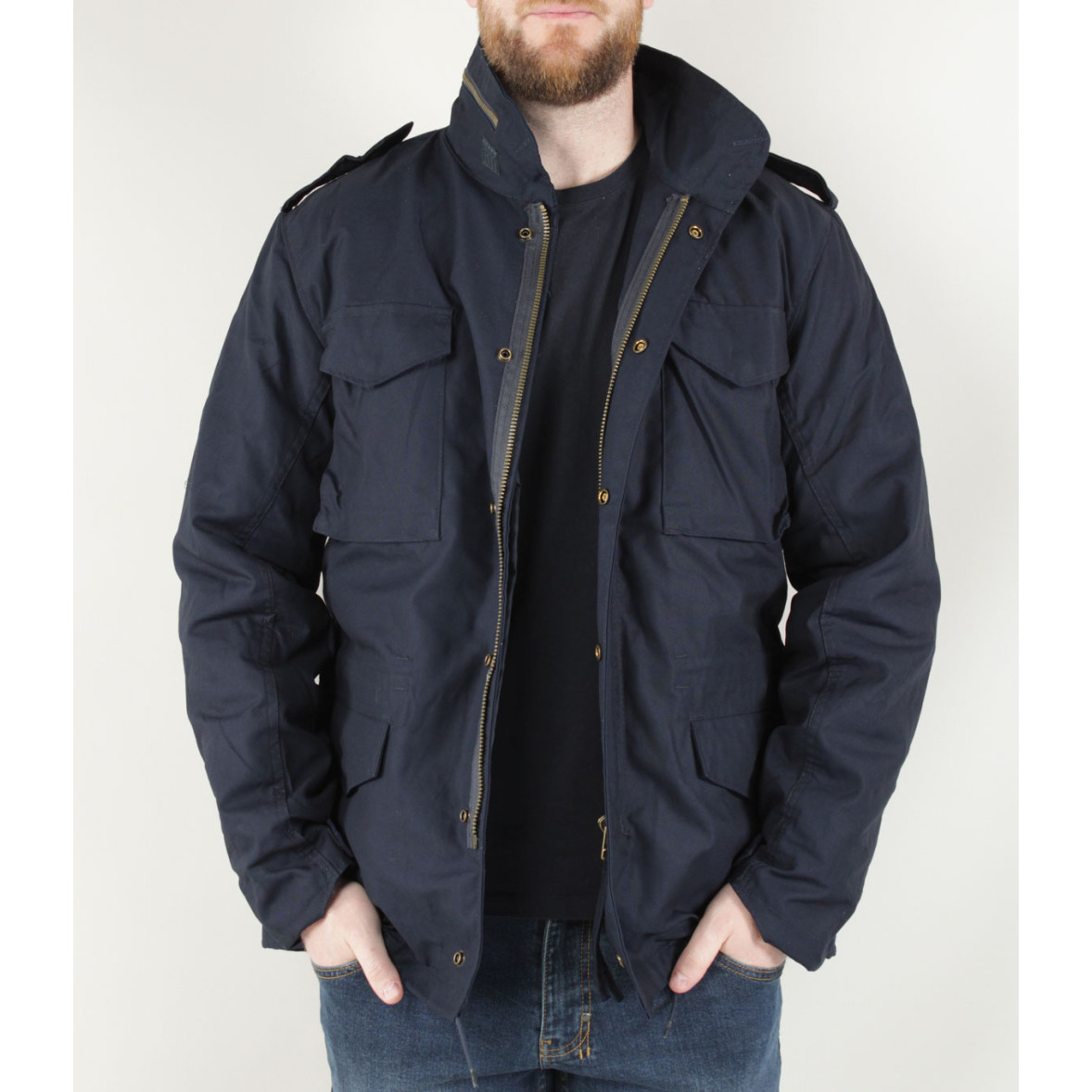 Giacca Militare M65 Classic Blu Marina - Brandit